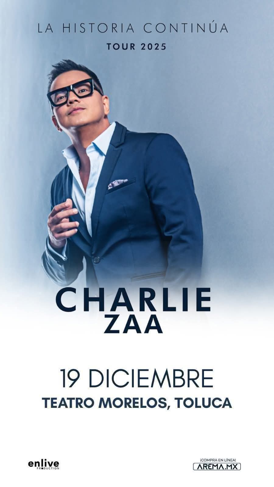 CHARLIE ZAA “La Historia Continúa Tour 2025” – Visión Digital